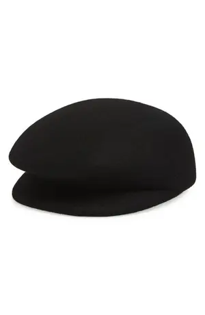 GIGI BURRIS MILLINERY Laurel Wool Felt Hat - Black