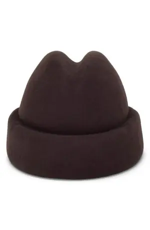 GIGI BURRIS MILLINERY Sharina Wool Felt Hat - Tiramisu