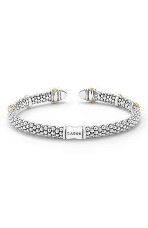 Lagos Caviar Lux Diamond Torque Bracelet