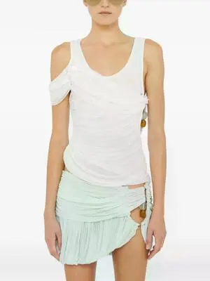Christopher Esber Beach Glass Draped Tank Top