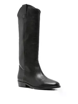 CURIOSITÈ 30mm Leather Knee-high Boots