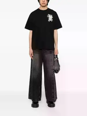 MUSIUM DIV. Graphic T-shirt - Black