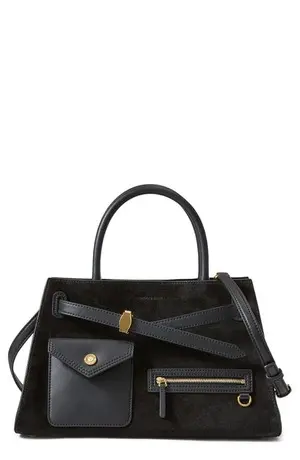 Veronica Beard Dash Cargo Top Handle Bag - Black