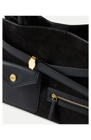 Veronica Beard Dash Cargo Top Handle Bag - Black