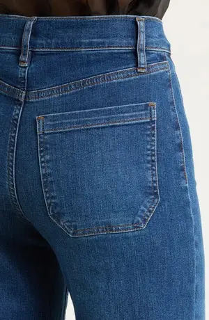 FRAME Le Slim Palazzo Long Wide Leg Jeans - Savior