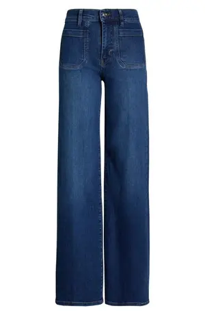 FRAME Le Slim Palazzo Long Wide Leg Jeans - Savior