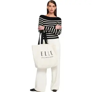 ELLE COLLECTION Printed Oversized Tote Bag