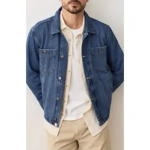 Marine Layer Patrick Denim Shirt Jacket - Dark Wash
