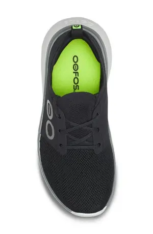OOFOS Oomy Stride Sneaker - White Black