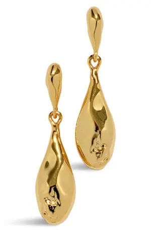 ALEXIS BITTAR Brut Teardrop Earrings