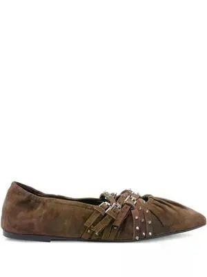 Ash Studded Flats For Women
