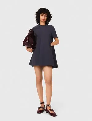 Trapeze Fit Mini Dress