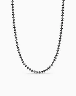 David Yurman Armory Necklace With Black Diamonds - Black Diamond