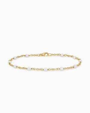 David Yurman Classics Station Bracelet - Pearl