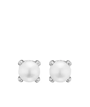 David Yurman Classics Stud Earrings - Pearl
