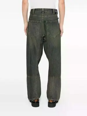 Andersson Bell Twisted Zipped-pockets Jeans