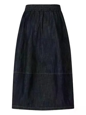 STUDIO TOMBOY Drawstring Denim Skirt
