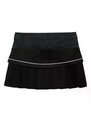 Andersson Bell Patchwork Skirt - Black