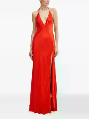 Bardot Halterneck Maxi Dress