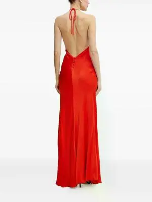 Bardot Halterneck Maxi Dress