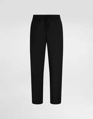 Dolce & Gabbana Structured Wool Canvas Trousers