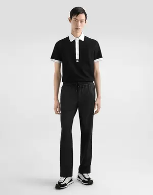 Dolce & Gabbana Structured Wool Canvas Trousers