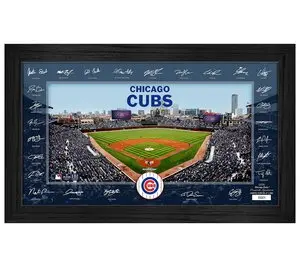 HIGHLAND MINT Chicago Cubs 2025 Signature Field Frame - One-color
