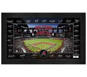 HIGHLAND MINT Arizona Diamondbacks 2025 Signatu Re Field Frame - One-color