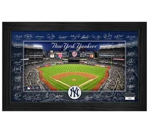 HIGHLAND MINT New York Yankees 2025 Signature F Ield Frame - One-color