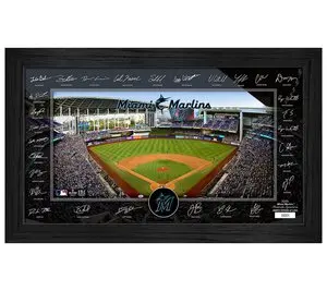 HIGHLAND MINT Miami Marlins 2025 Signature Fiel D Frame - One-color