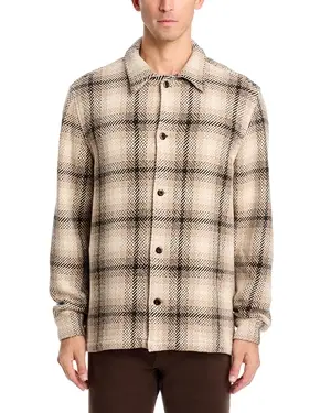 Madewell Twill Plaid Jacket - Heavy Twill Plaid Grey