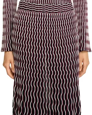 Simkhai Aliza Wavy Striped Skirt