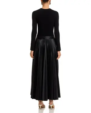 Simkhai Abilene Mixed Media Maxi Dress