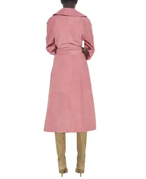 AS By DF Candy Supersuede Trench Coat