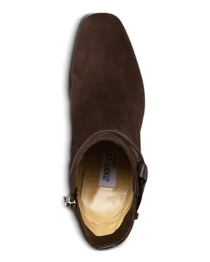 JIMMY CHOO Lawton Ankle Boots - Chcocolate