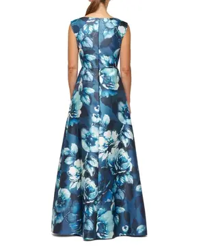 KAY UNGER Kate High-low Gown
