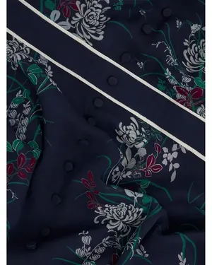HOBBS LONDON Sia Silk Dress - Midnight