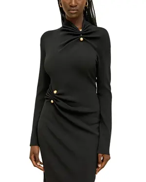 Cult Gaia Vera Gathered Dress