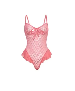 OH LA LA CHERI Aubrielle Sheer Teddy