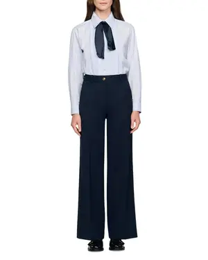 Sandro Striped Trousers