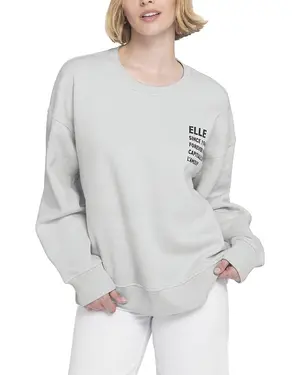 ELLE COLLECTION Graphic Sweatshirt - Grey