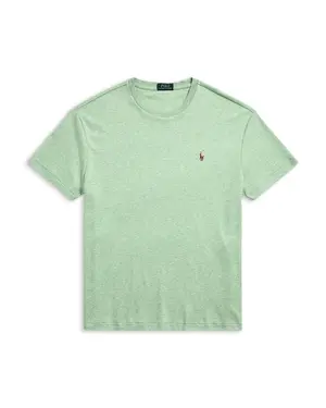 Polo Ralph Lauren Cotton Embroidered Logo Tee - Cleadon Heather