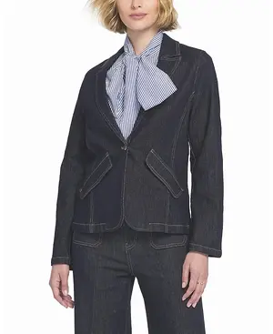 Elle Collection Notched Lapel Outerwear For Women