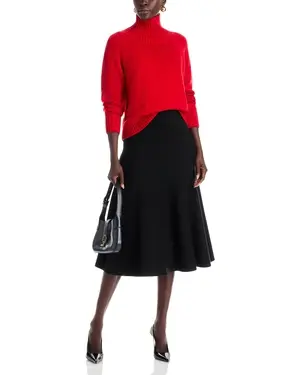 Michael Kors Turtleneck Wool Sweater - Crimson
