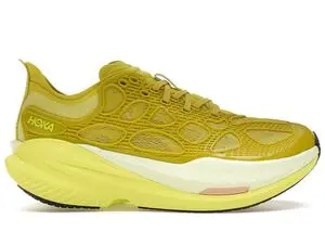 Hoka One One Mach X Cagedin Athletic Sneakers - Pea Green/citrus