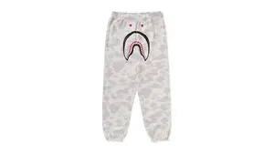 A BATHING APE City Camo Shark Relaxed Fit Sweatpants - White