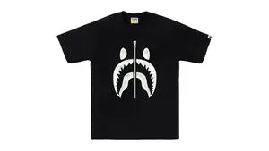 A BATHING APE City Camo Shark Tee Shirt (ss25) Black