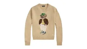 Polo Ralph Lauren Cotton Bear Crew Neck Pullover