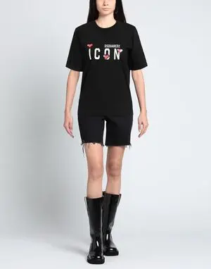 Dsquared2 T-shirt In Cotton Jersey - Black
