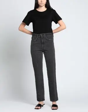 + PEOPLE Straight-leg Jeans - Black